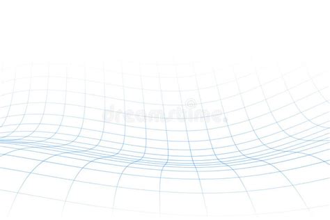 Abstract Curved Perspective Grid Lines Layout Design Vector Stock Illustration Illustration Of