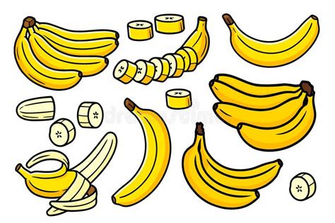 Bananas Collections Stock Illustrations 88 Bananas Collections Stock