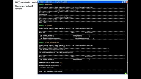 Enodeb Moshell Commands Ericsson Youtube