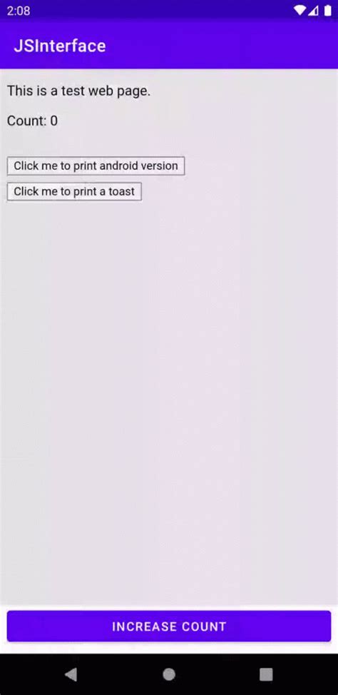 JavaScript Interface For Android Webview Mobikul