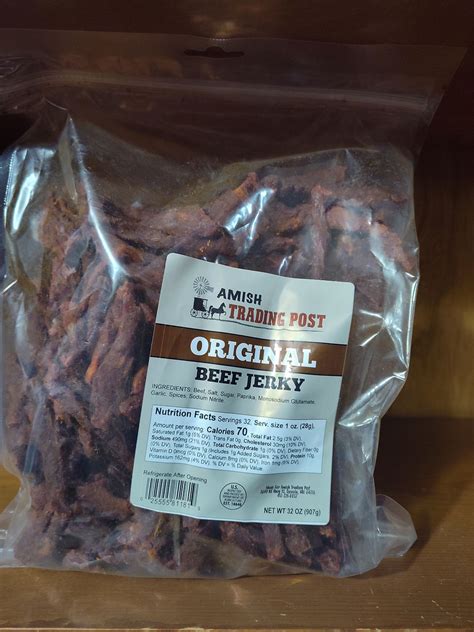 Beef Jerky Original 32oz The Amish Trading Post