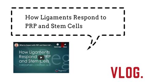 What To Expect With Prp And Stem Cell Based Ligament Heal