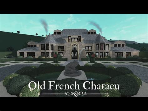 French Modern Mansion Bloxburg