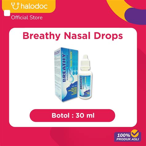 Jual Breathy Nasal Drops 30 Ml Shopee Indonesia