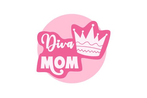 Junk Journal Sticker Diva Mom Svg Cut File By Creative Fabrica Crafts · Creative Fabrica