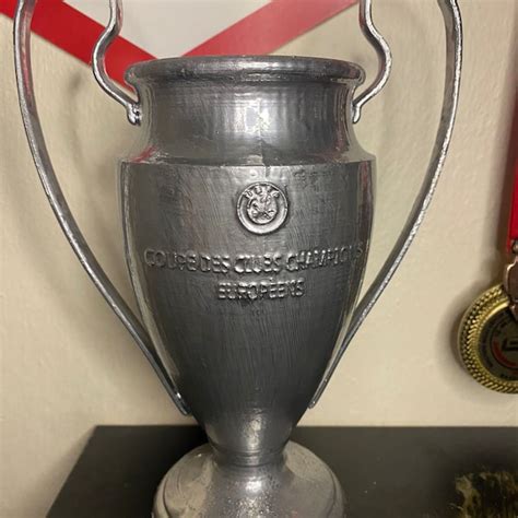 3d Printed Champions League Trophy Etsy