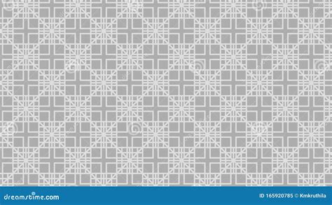 Light Grey Seamless Geometric Square Background Pattern Illustration
