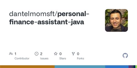 Github Dantelmomsftpersonal Finance Assistant Java