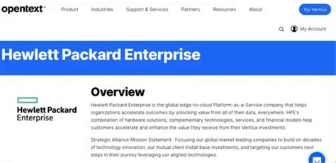 Opentext Hpe Vertica Analytics Software Free Demo Available At Best