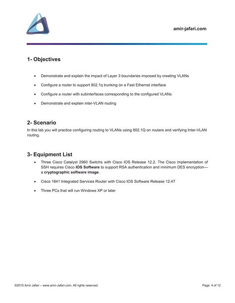 Ccna Lab 5 Configuring Inter Vlan Routing Pdf