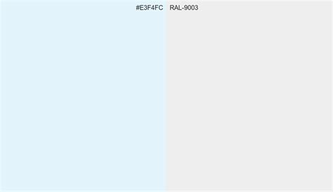 Hex E3f4fc To Ral Code Ral 9003 Conversion Chart Ral Classic