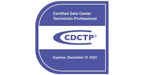 Certified Data Center Technician Professional Cdctp® Credly