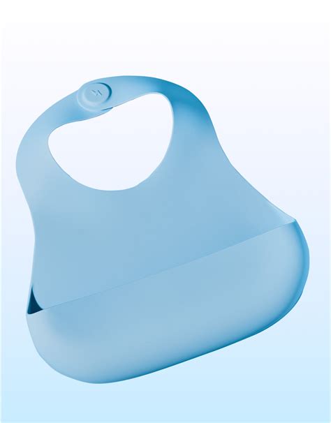 Magnetic Silicone Bib Blueberry