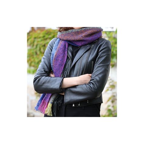 Mucros Weavers Alpaca And Merino Multicoloured Scarf