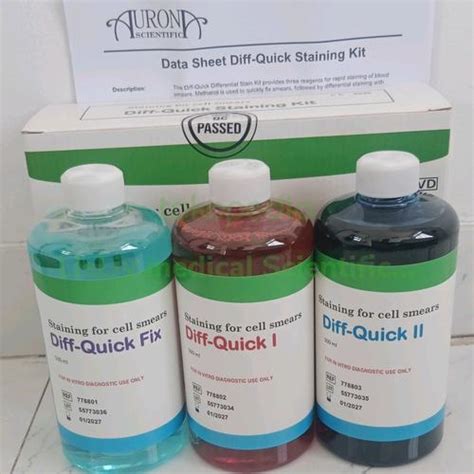 Jual Diff Quick Staining Kit Kota Depok Lisliv Medical Tokopedia