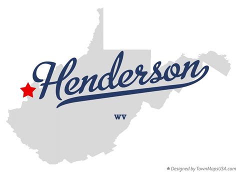 Map Of Henderson Wv West Virginia