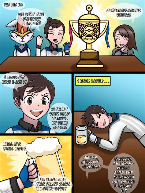 Gloria And The Champion Hyoreisan Pokemon Rmonstermen