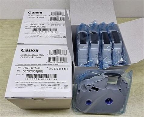 Canon Black Ribbons 150m For Cable Id Ferrule Printers Mk 3000 And Mk