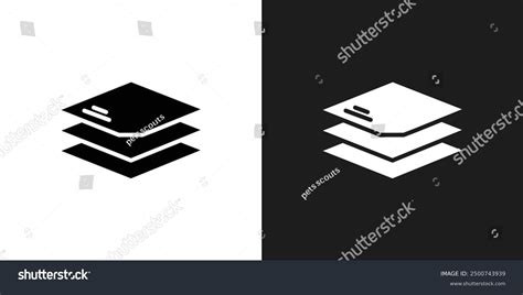 Layers Icon Line Art Vector Stock Vector Royalty Free 2500743939 Shutterstock