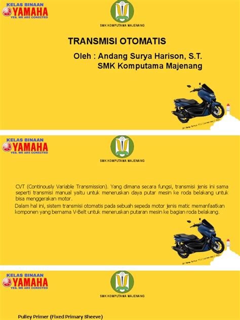 Komponen Transmisi Otomatis Motor Pdf