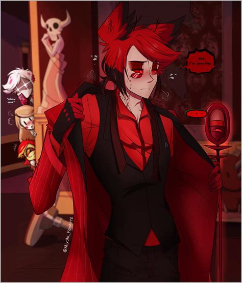 Angel Dust Hazbin Hotel Alastor Fanart