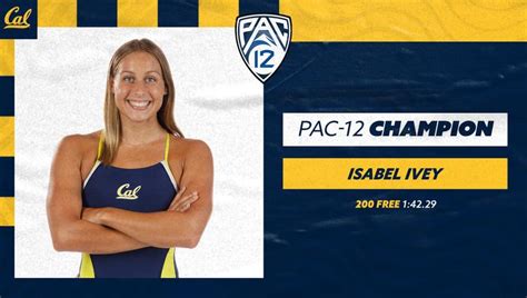 Isabel Ivey Captures Pac 12 200 Free Title California Golden Bears