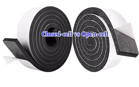 Open Cell Vs Closed Cell Foam Tape