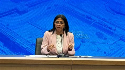 Delcy Rodríguez Informó Que Ataque Contra Complejo Muscar Dejó 246