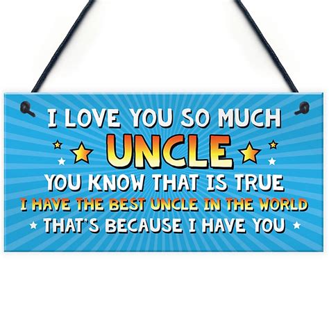Uncle T Hanging Plaque Cute Ts For Uncle From Niece Nephew Quirky