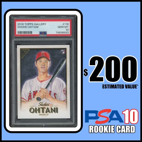 Mystery Ink Shotime Shohei Ohtani Psa Graded 2018 Mlb Rookie Edition