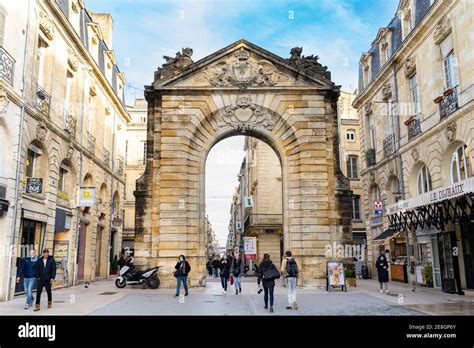 Bordeaux France Porte Dijeaux Bordeaux City Centre Historical Old