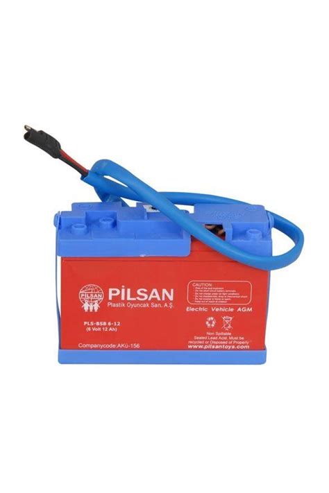 Pİlsan Pilsan 6 Volt 12 Amper Akülü Araba Aküsü 6 V 12 Ah Akü Uzun