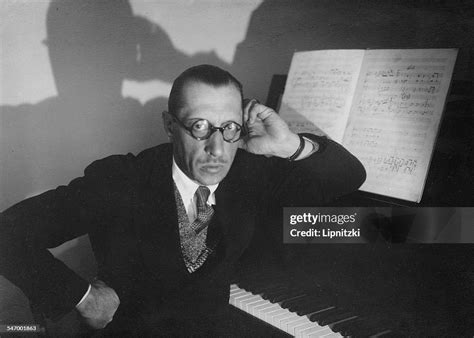 Russian Born Composer Igor Stravinsky Seated At A Piano 1929 News