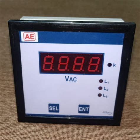 Ae Three Phase Digital Voltmeter For Control Panel Indication At ₹ 1200 Piece In Pimpri Chinchwad