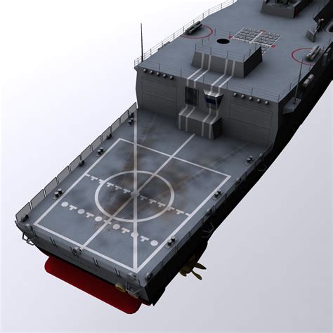 Uss Gridley Ddg 101 Arleigh Burke Class Destroyer 3d Model 89