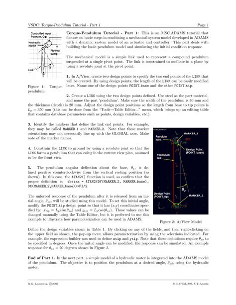 Pdf Vsdc Torque Pendulum Tutorial Part 1 Page 1 · Vsdc Torque