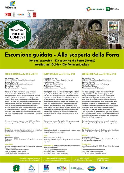 Escursione Guidata Alla Scoperta Della Forra I Borghi Più Belli Ditalia
