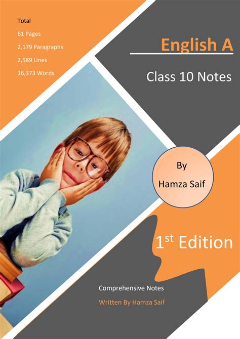 Solution English Literature Ptb Class 10 Notes Studypool