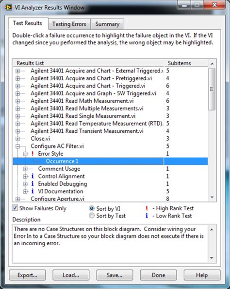 Using Vi Analyzer To Review Labview Apis Ni Community