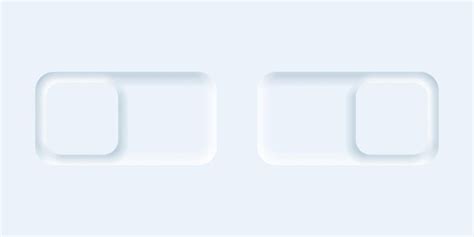 Premium Vector Vector Neumorphic Style Toggle Button Set For Ui Design