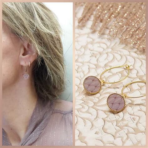 Parure éventail Rose Lydée Déco