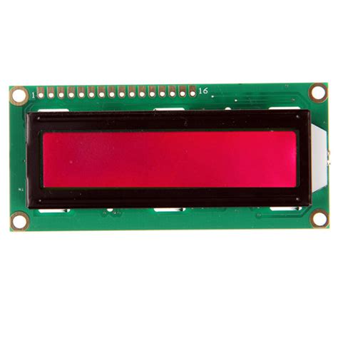 red backlight lcd 1602 16x2 characters display module for arduino ebay