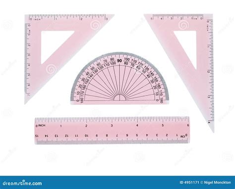 Geometry Set Stock Image Image Of Semi School Measure 4951171