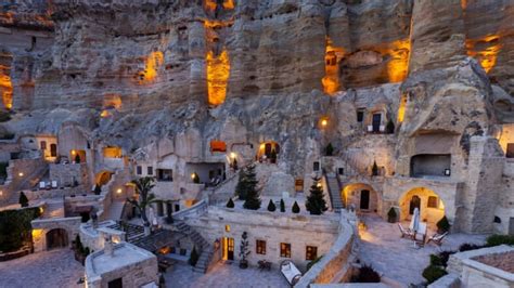 This Jaw Dropping Turkish Cave Hotel Is Carved Right Into A Giant Cliff