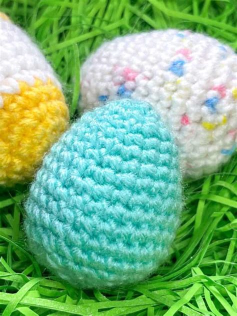 Crochet Egg Coaster Pattern