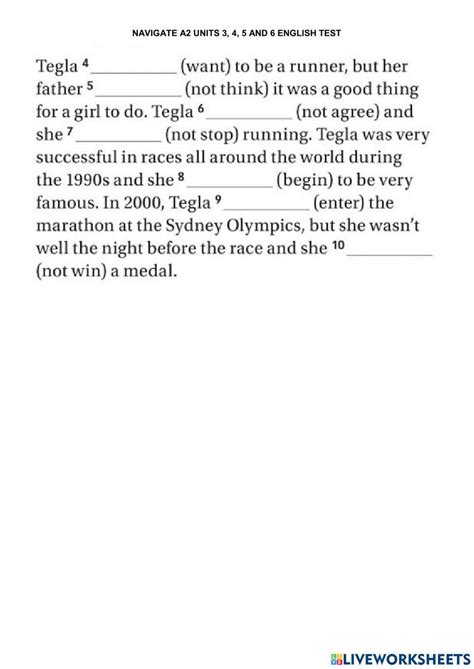 Elementary Assessment Worksheet Live Worksheets