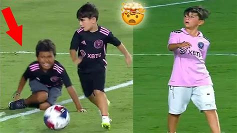 کلیپ ورزشی با موضوع مهارت های شگفت انگیز پسر مسی