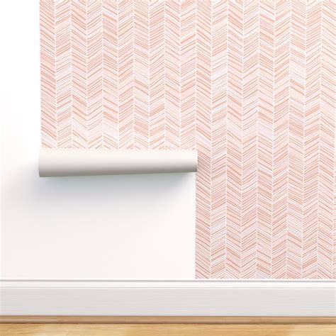 Pink Chevron Pattern Wallpaper