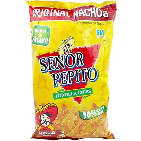 Senor Pepito Tortilla Chips Nachos 150g Pouch Grocery