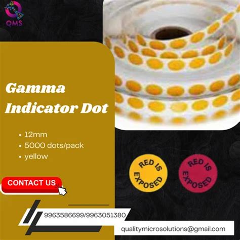Class 1 Gamma Indicator Dot At ₹ 9500pack In Hyderabad Id 2854302024697